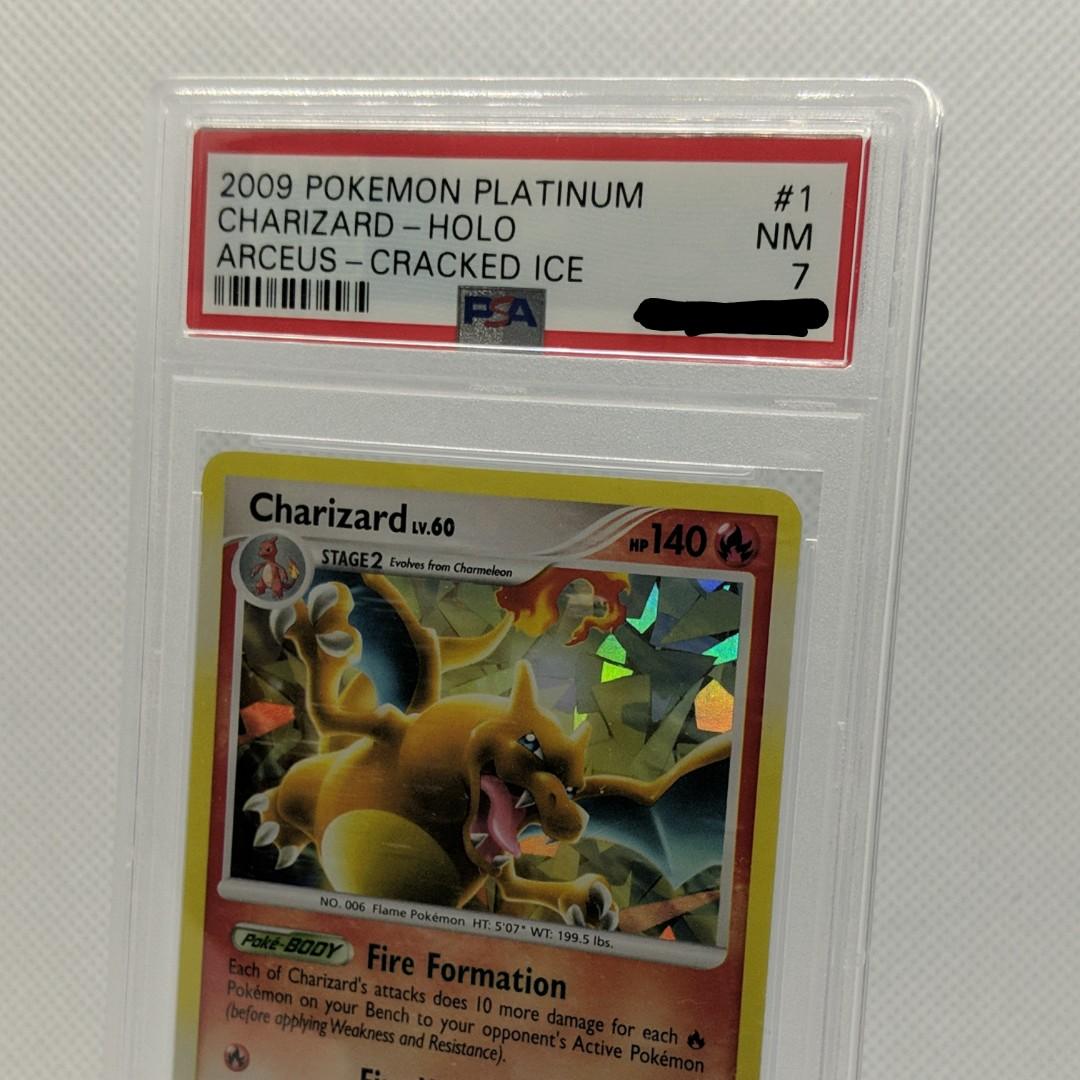 (PSA7) Charizard Lv.60 Cracked Ice Pokemon Card, Toys & Games, Board ...