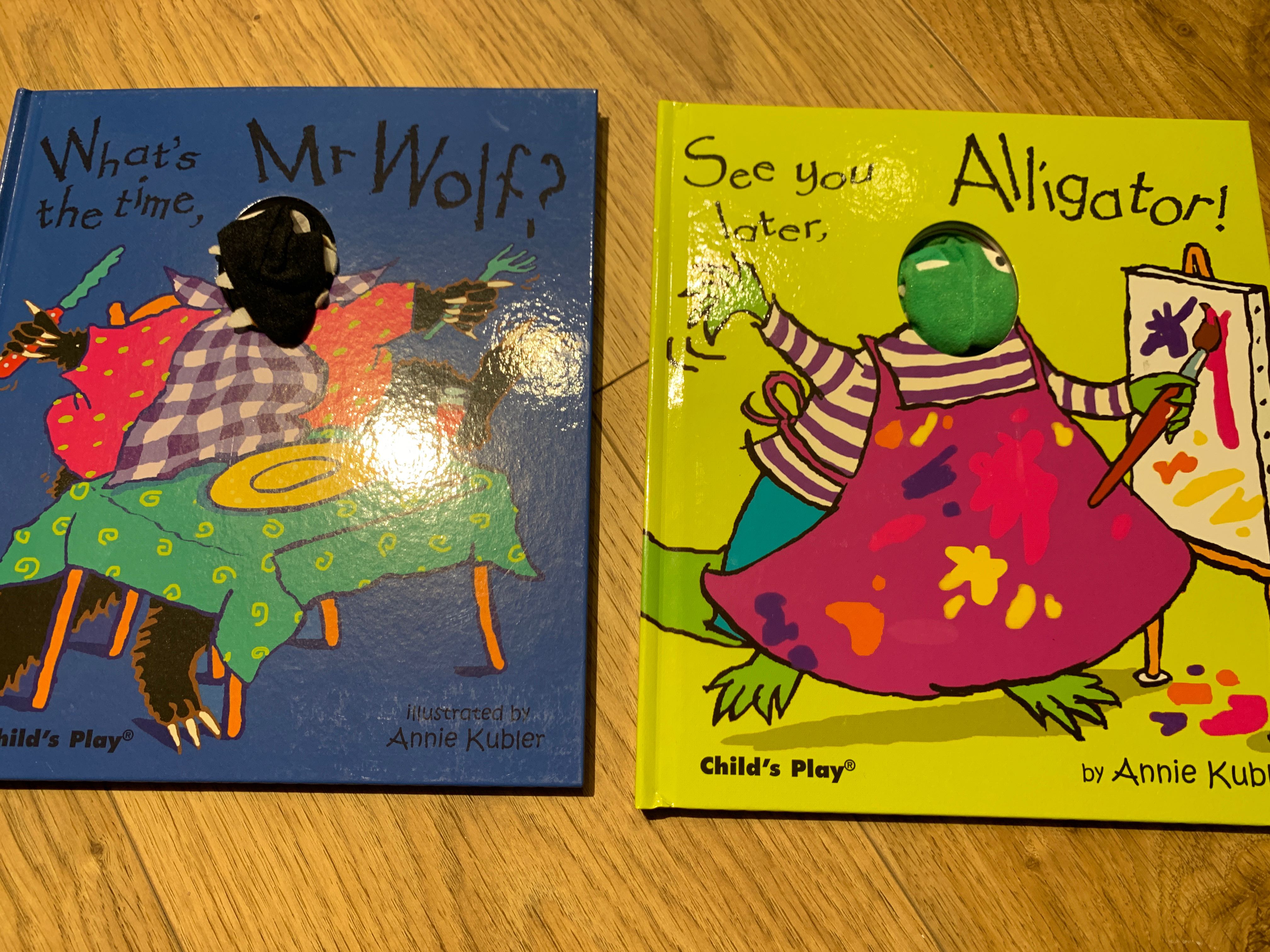 Puppet books alligator and wolf, Hobbies & Toys, Books & Magazines ...
