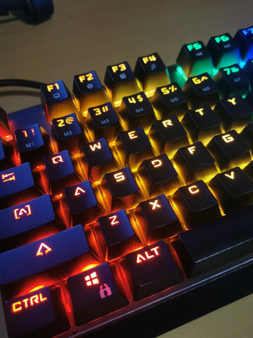 Rakk Tandus 87 Keys Mechanical Keyboard Blue Switch, Computers & Tech ...