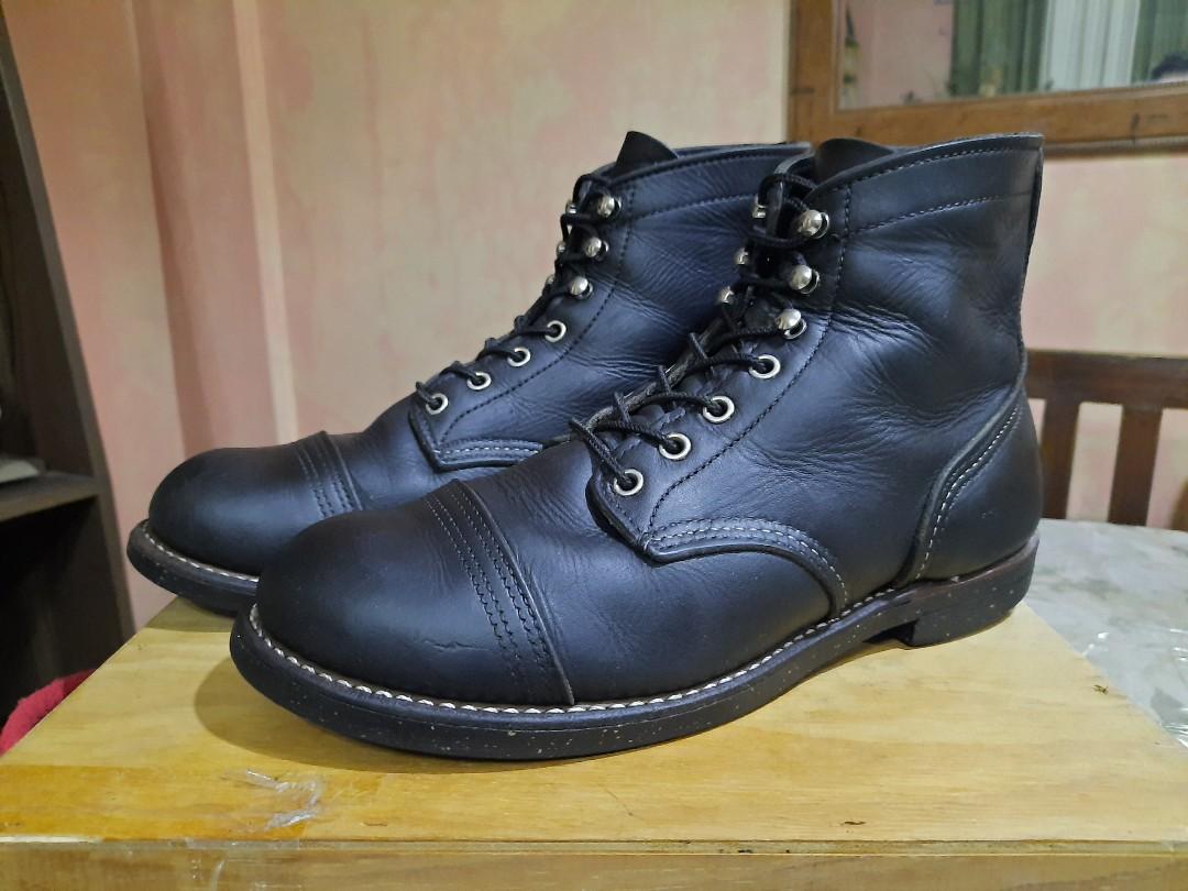 Red Wing Iron Ranger 8114 Black Harness Redwing, Men's Fashion ...