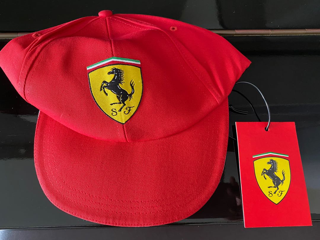 Shell Ferrari Cap, Men's Fashion, Accessories, Caps & Hats on Carousell