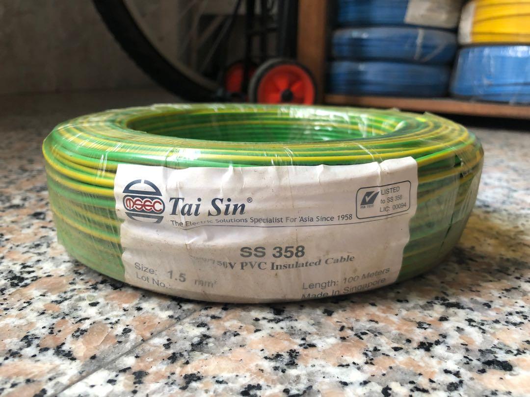 Tai Sin PVC Electrical Wires / Cables / Wiring, TV & Home Appliances ...
