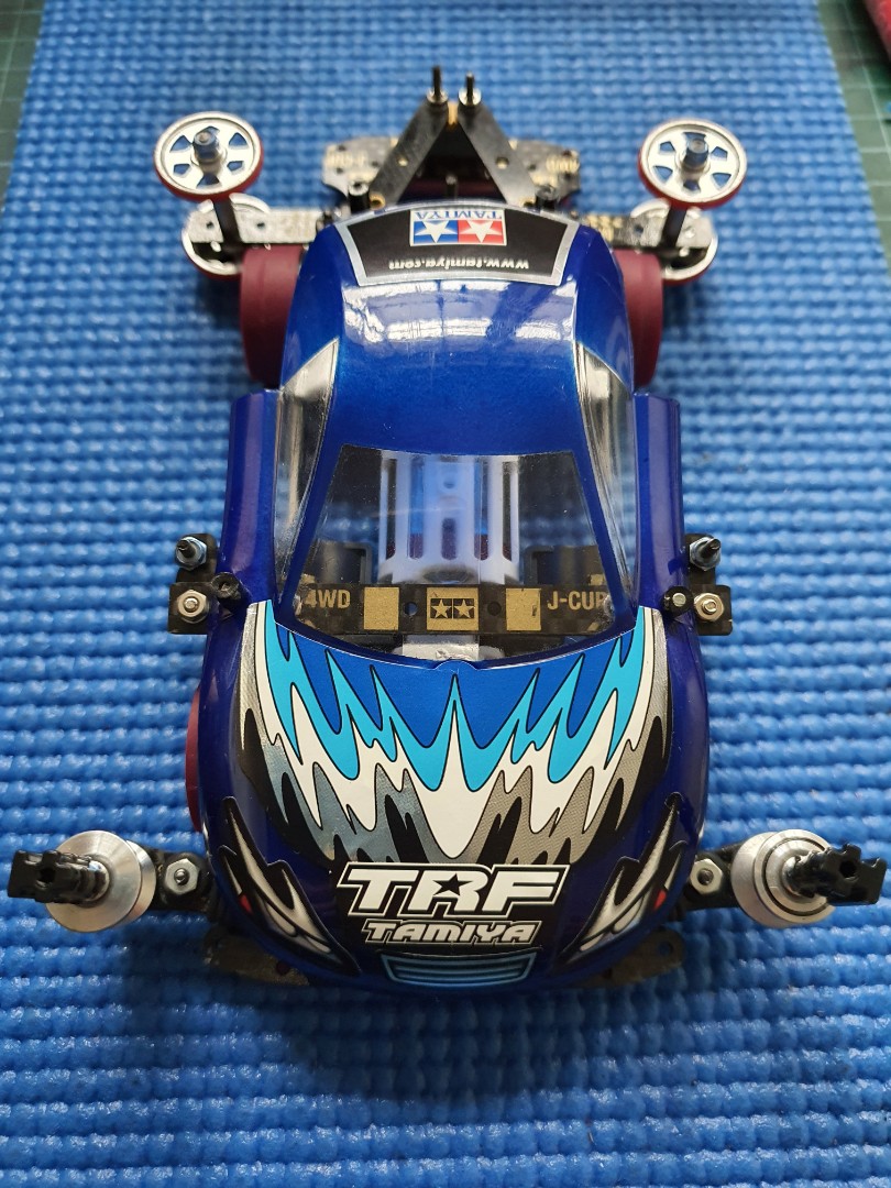 Tamiya m4wd mini TRF Racer 4wd Original HG carbon fiber frp JCUP ...