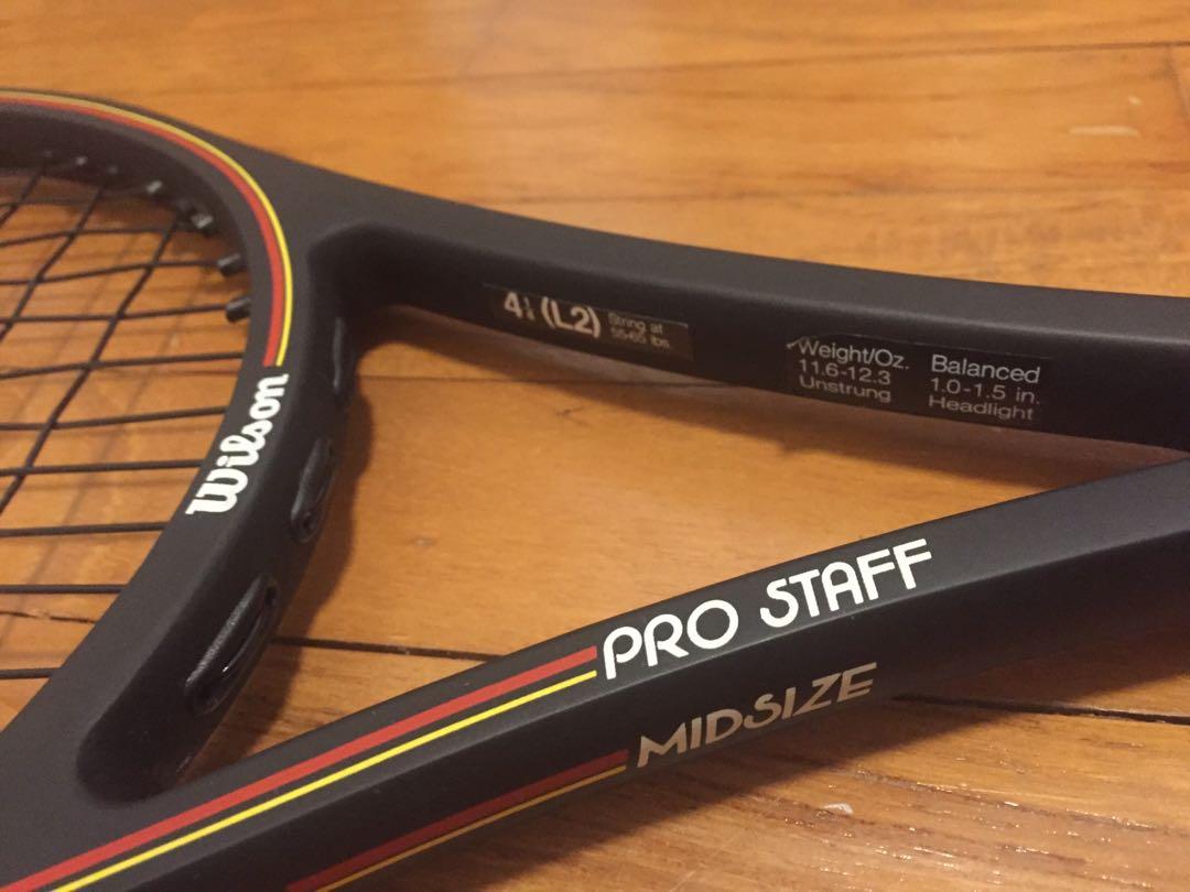Wilson Pro Staff Midsize, Sports Equipment, Sports & Games, Racket ...
