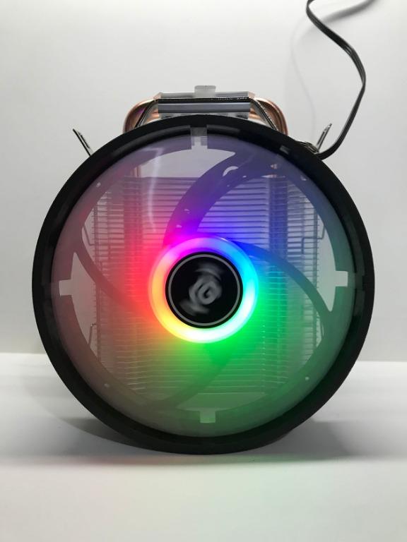 YGT CL-2200 CPU COOLER WITH RGB LED FAN, 3-PIN SUPPORTED, 95W POWER ...