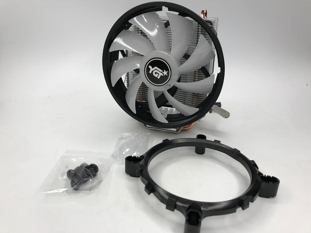 YGT CL-2200 CPU COOLER WITH RGB LED FAN, 3-PIN SUPPORTED, 95W POWER ...