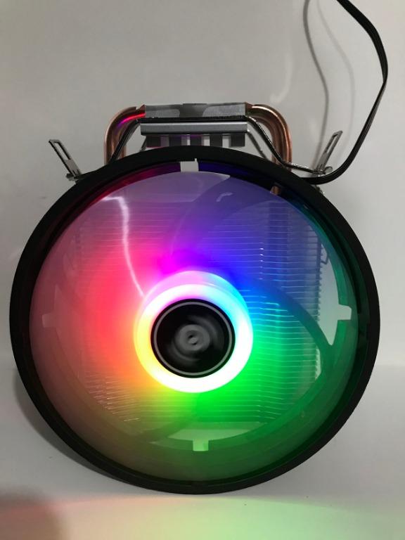 YGT CL-2200 CPU COOLER WITH RGB LED FAN, 3-PIN SUPPORTED, 95W POWER ...