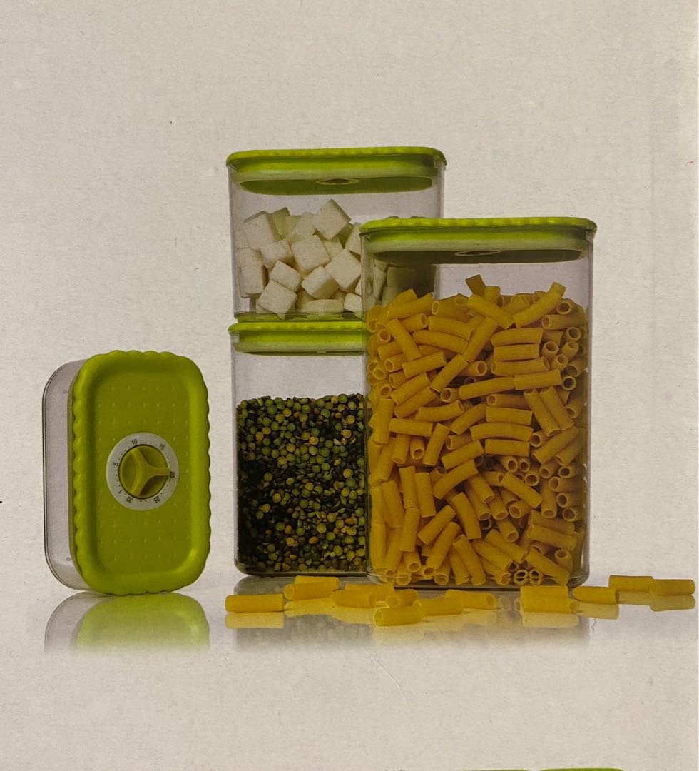 Sale! 4 Pcs Canister (Containers), Furniture & Home Living, Kitchenware ...