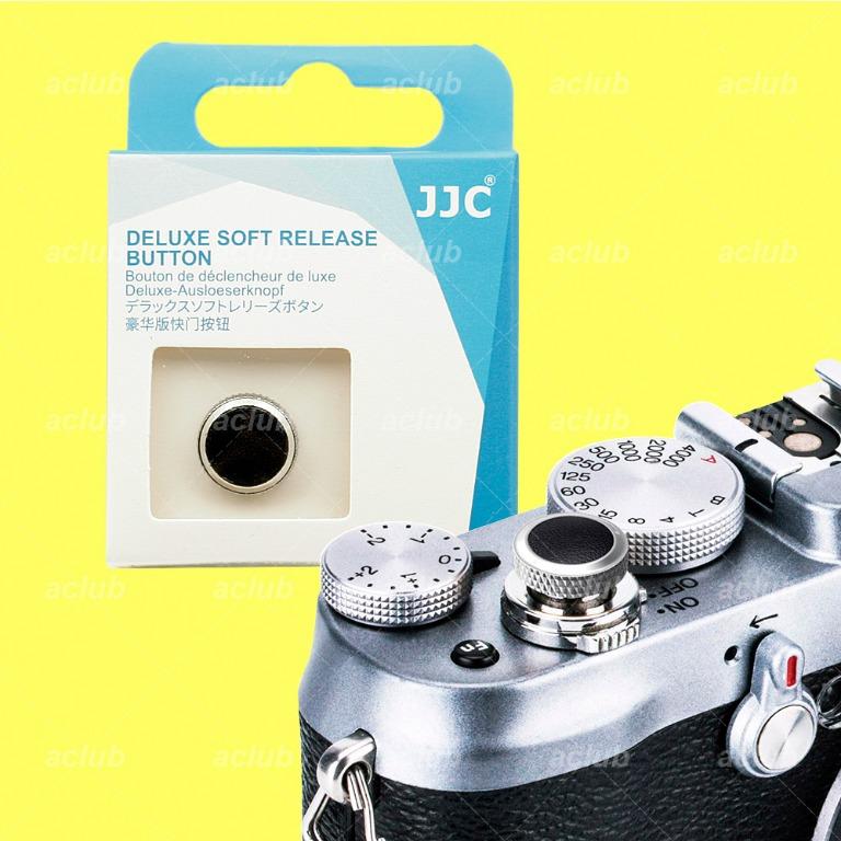 (全新)原裝正貨 - JJC 豪華版相機快門按鈕 Camera Shutter Release Button 銀黑色 Silver Black 適用 Nikon Zf Fujifilm ...