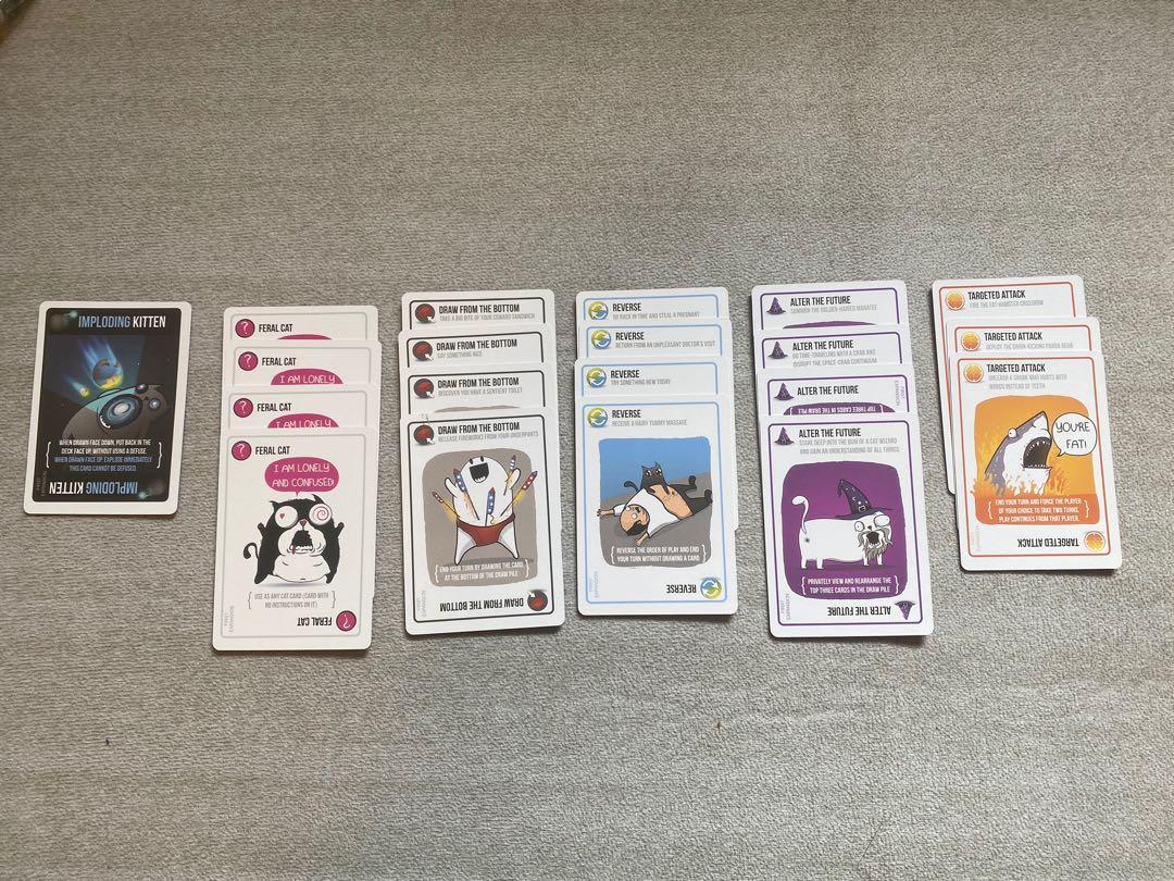 全新 Imploding kittens (1st expansion deck) Exploding Kittens 爆炸貓 黑洞貓 擴充版 ...