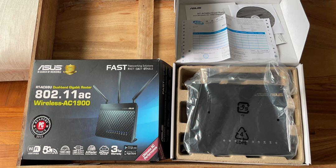 Asus Router 4G-AC68U LTE modem router, 電腦＆科技, 電腦周邊及配件, Wifi及上網相關產品 ...