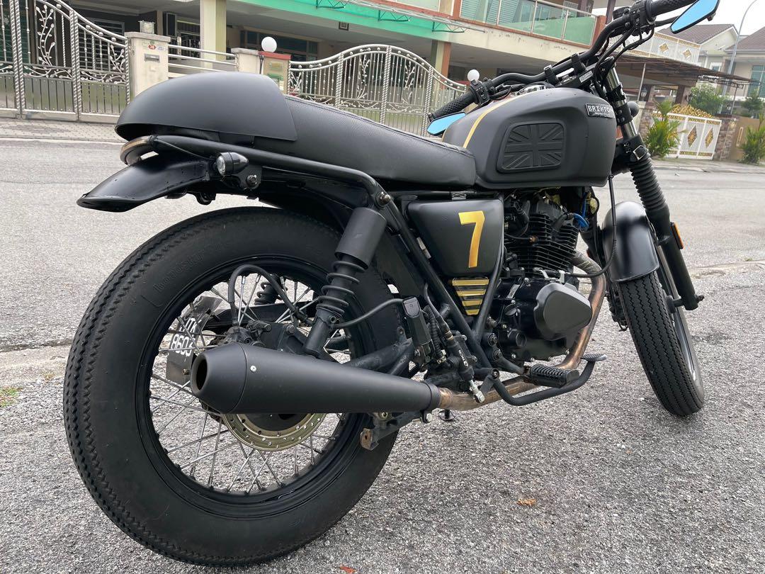 Brixton scramble cafe racer, Motorbikes on Carousell