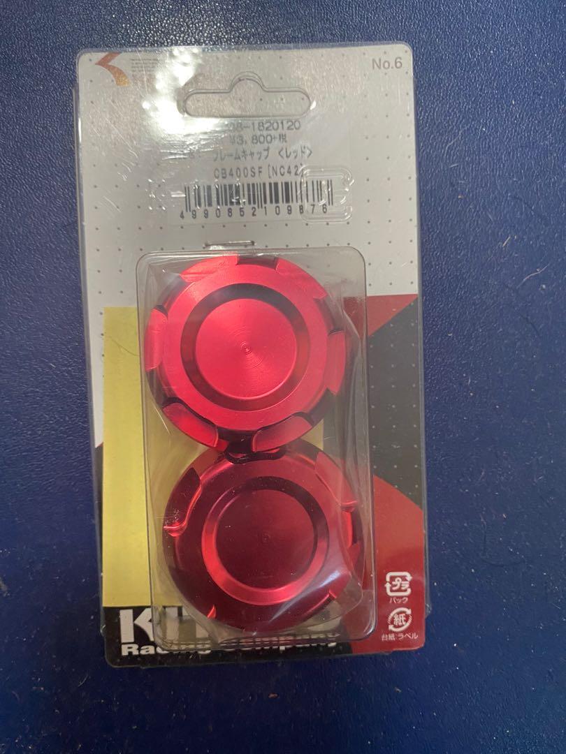 Cb400SF Kitaco Frame cap , Motorcycles, Motorcycle Accessories on Carousell