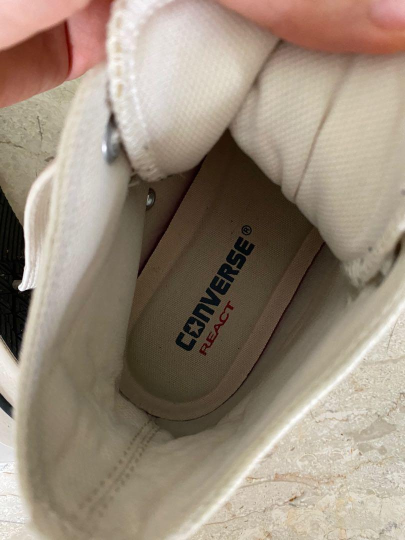 Converse React high top, Women's Fashion, Footwear, Sneakers on Carousell