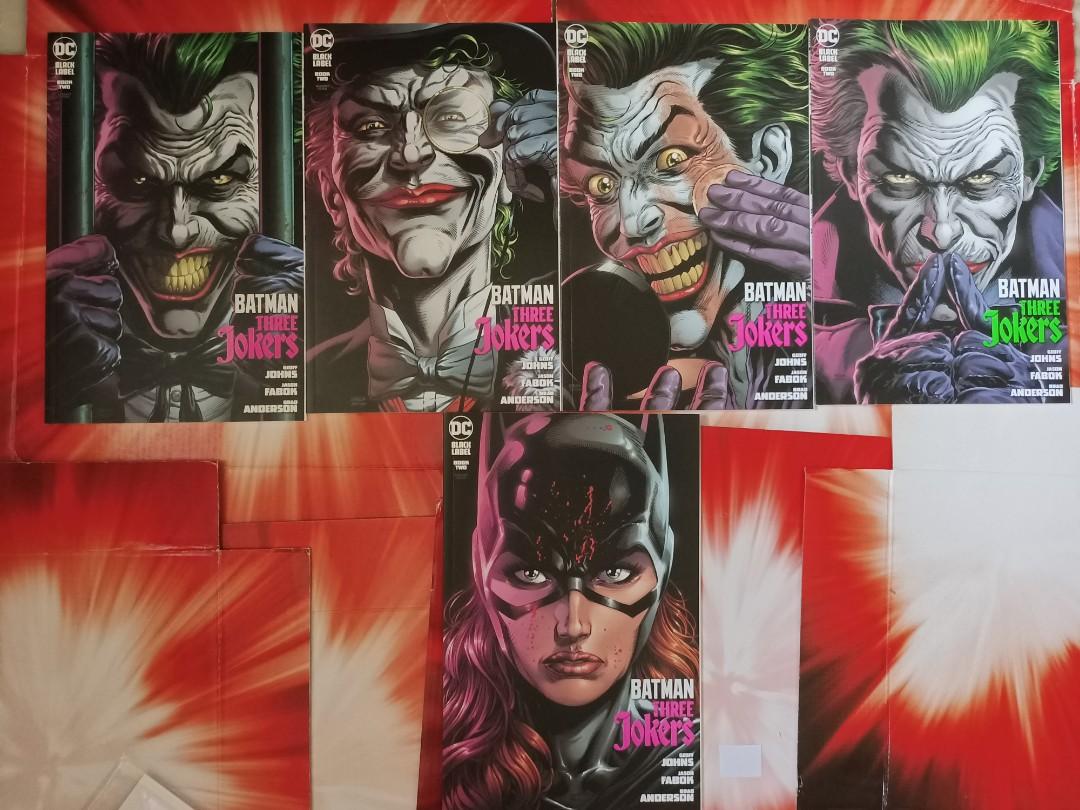 Dc comics batman three jokers all covers, Books & Stationery, Comics ...