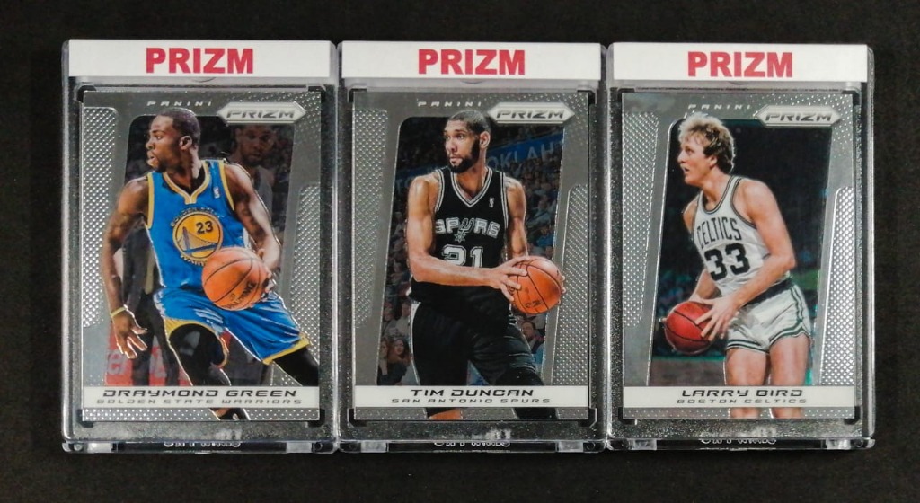 Draymond Green, Tim Duncan & Larry Bird 2013 Prizm NBA Cards w/ Mags ...