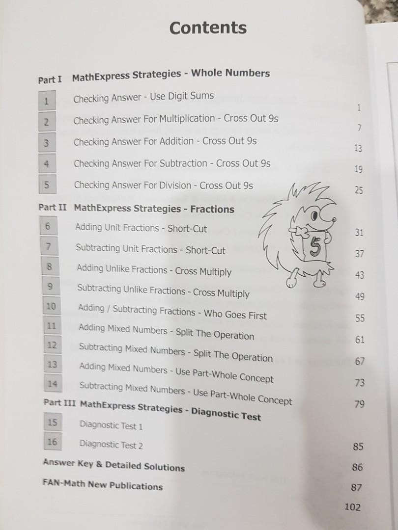 Fan Math: Math Express Speed Math Strategies, Hobbies & Toys, Books ...