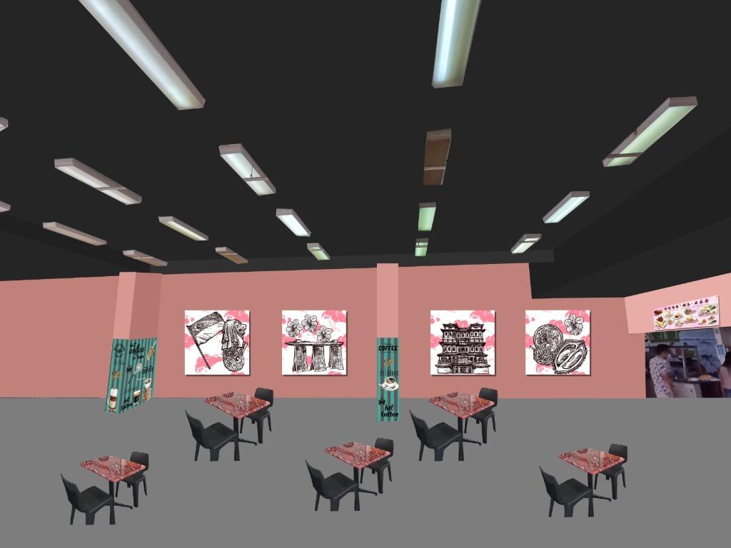 Food Stall Rent - Korean Food/ Chicken rice /Fish Soup/ Fruit, Property ...