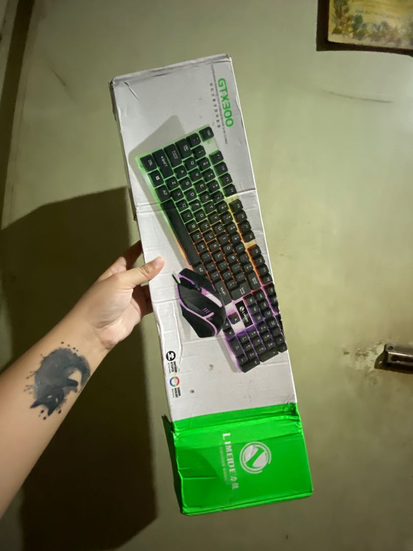 GTX 300 Gaming Keyboard with Mouse, Computers & Tech, Parts ...