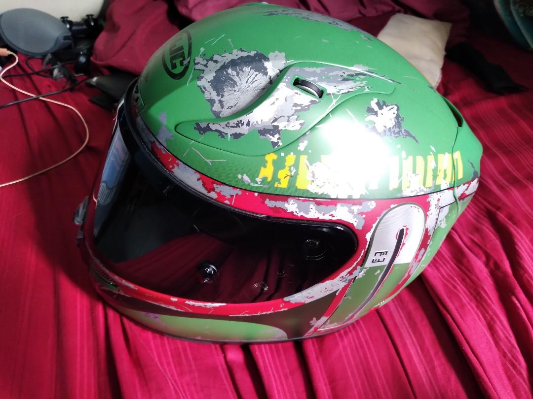 HJC RPHA-11 Star Wars Boba Fett Full Face Helmet, Motorcycles ...