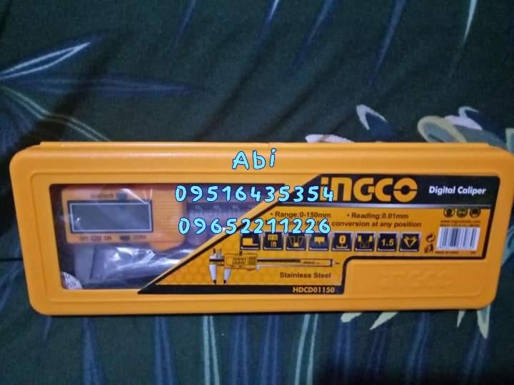 INGCO 150mm Digital Caliper, Commercial & Industrial, Construction ...