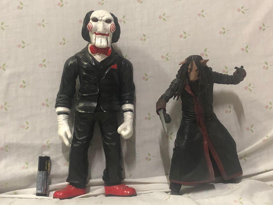 Jigsaw killer pig mask and Billy the puppet, Hobbies & Toys, Toys ...