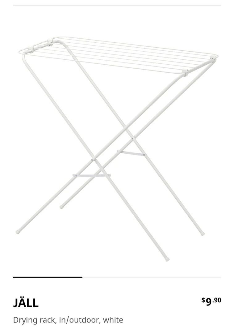 Ikea laundry drying rack Jall, Furniture & Home Living, Bathroom ...