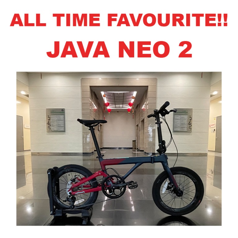 [LIMITED STOCK]JAVA NEO 2 9-SPEED FOLDING BIKE | 3-FOLD DESIGN | ALTUS ...