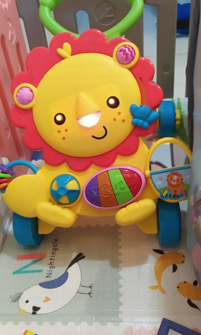 Lion walker fisherprice with changeable music & volume adjustable speed ...