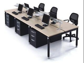 MODULAR COMPUTER TABLE OFFICE PARTITION, Furniture & Home Living ...