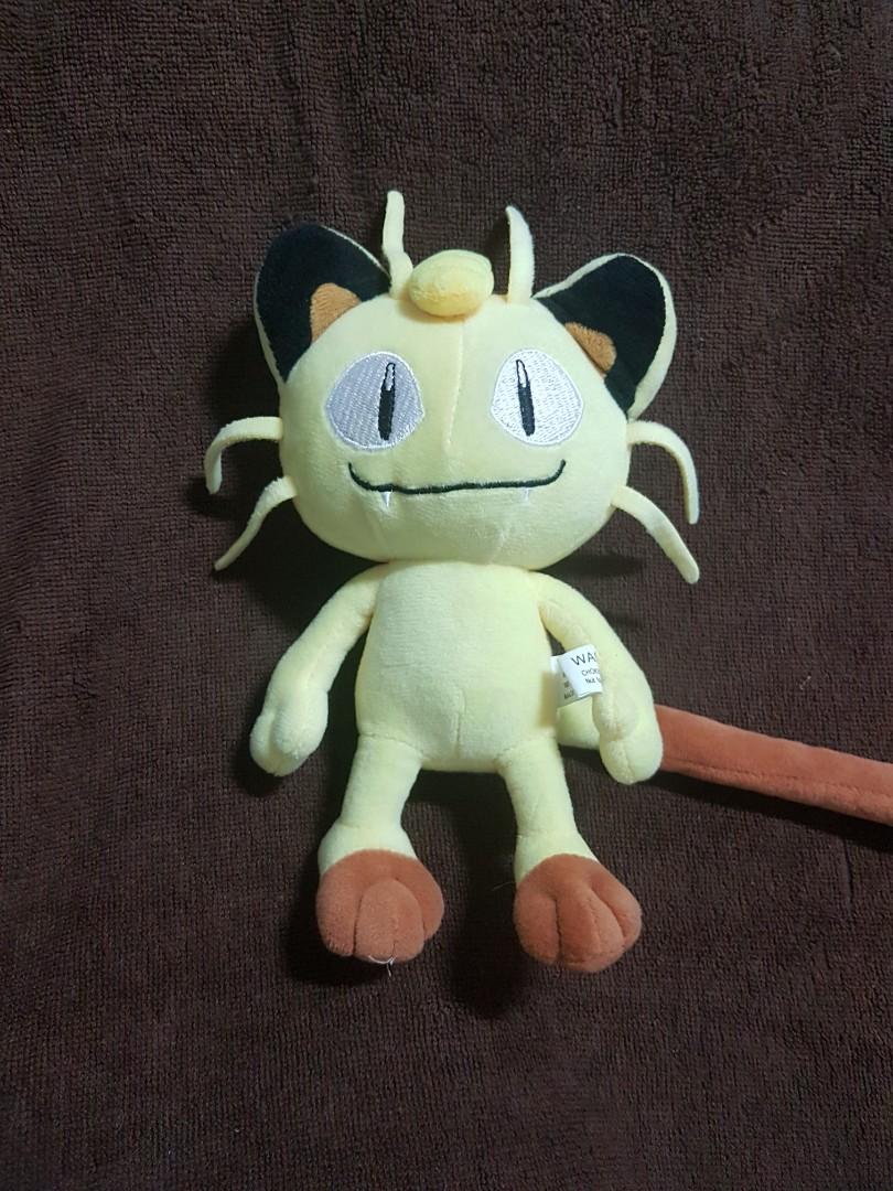 Nintendo Pokemon Meowth Plush Soft Toy, Hobbies & Toys, Collectibles ...