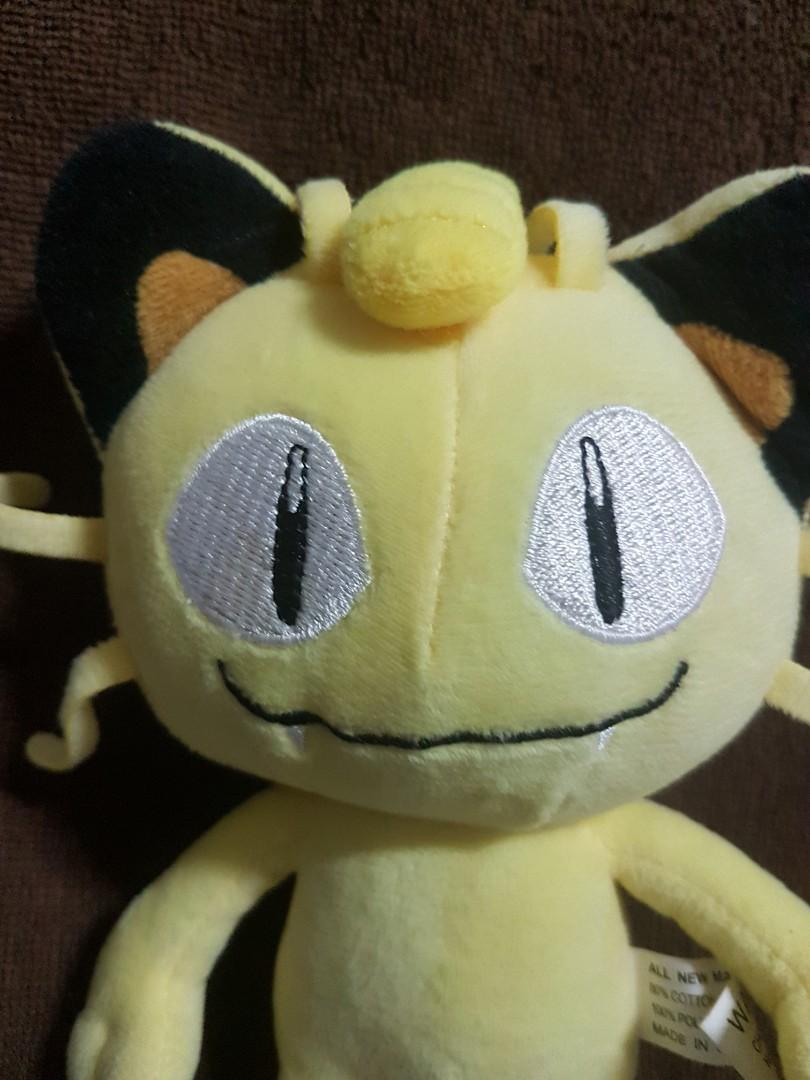 Nintendo Pokemon Meowth Plush Soft Toy, Hobbies & Toys, Collectibles ...