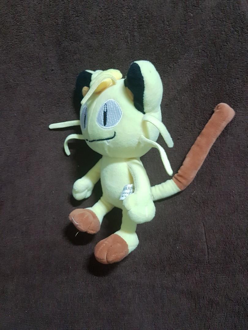 Nintendo Pokemon Meowth Plush Soft Toy, Hobbies & Toys, Collectibles ...