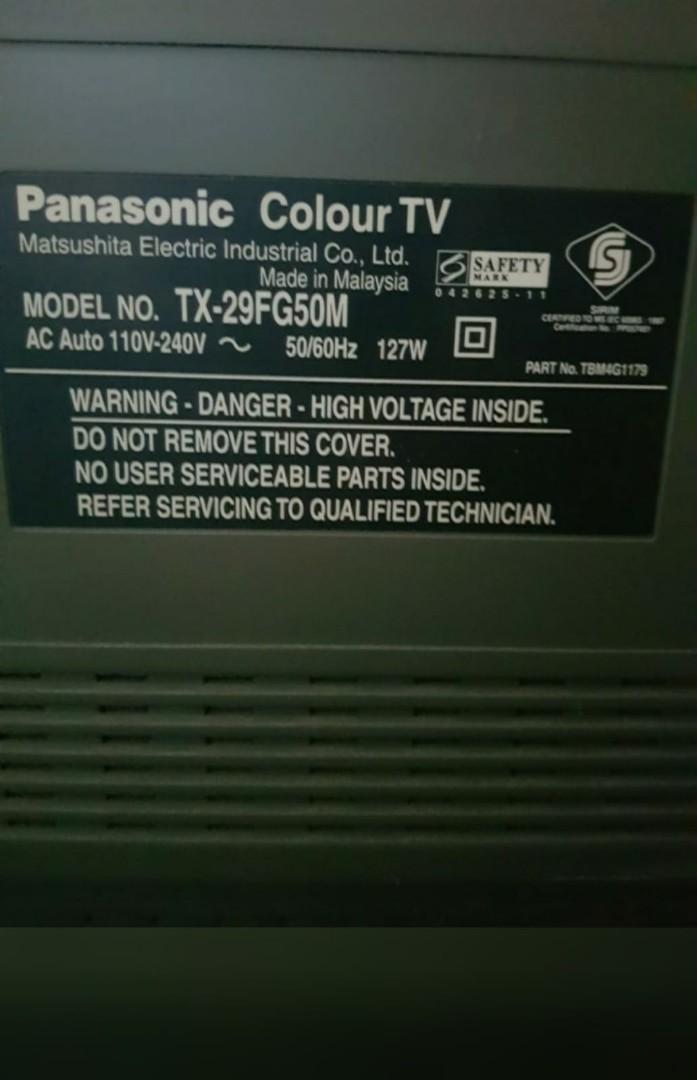 Panasonic 29 inch, Home Appliances, TVs & Entertainment Systems on ...