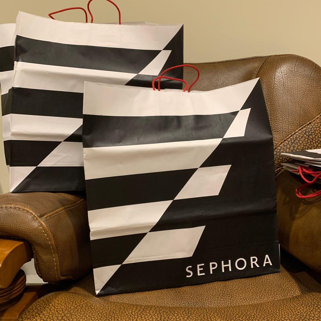 Paper bag sephora, Barang Mewah, Tas & Dompet di Carousell