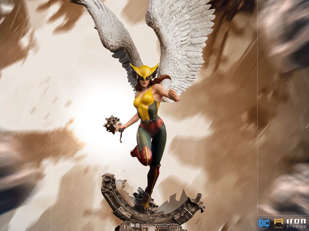 Iron Studios Hawkgirl Deluxe Art Scale 1/10 - DC Comics, Hobbies & Toys ...