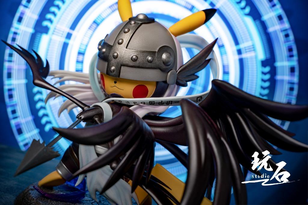 [PO] STONE FUN STUDIO - POKEMON PIKACHU COSPLAY ANGEWOMON STATUE ...