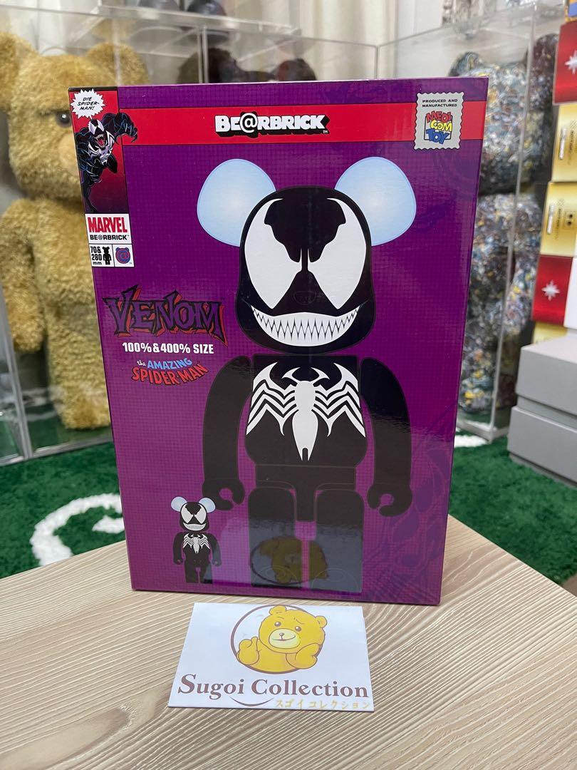 [Pre-Order] BE@RBRICK x Marvel Venom 400%+100% The Amazing Spider Man ...