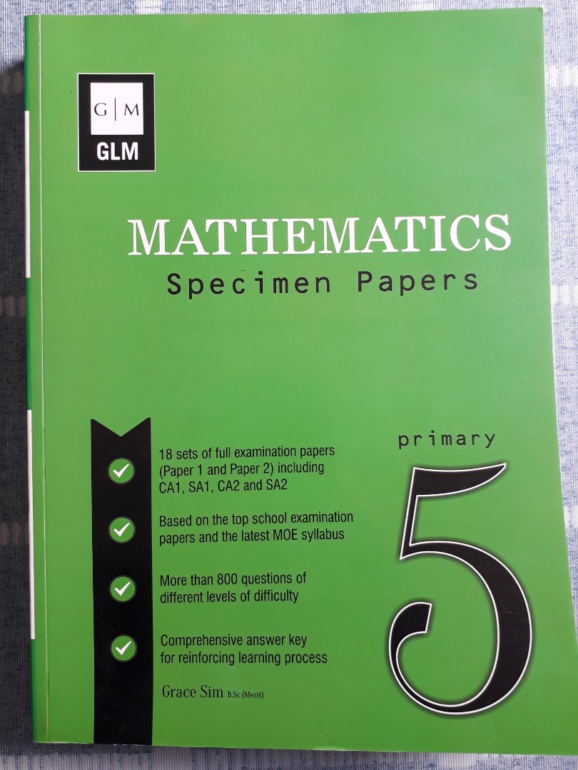 Pri 5 Math Exam papers, Hobbies & Toys, Books & Magazines, Assessment ...