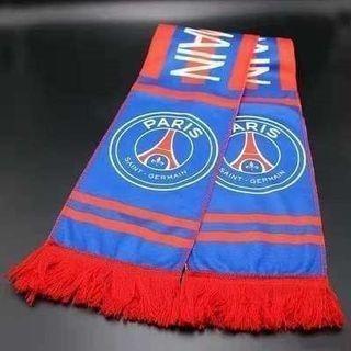 PSG Football Neck Scarf, Men's Fashion, Coats, Jackets and Outerwear on ...