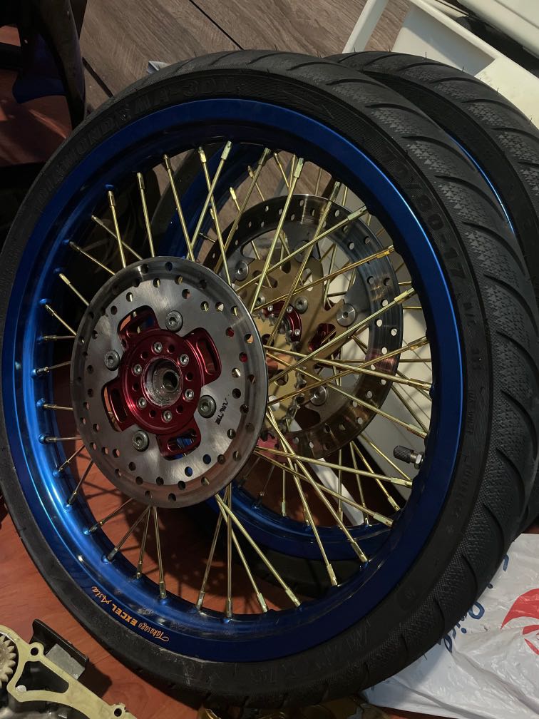 rim excel asia krr, Motorcycles, Motorcycle Accessories on Carousell