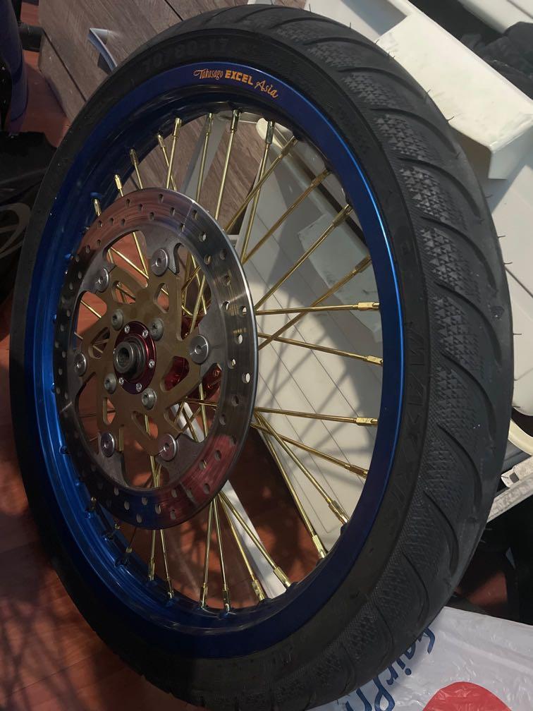 rim excel asia krr, Motorcycles, Motorcycle Accessories on Carousell