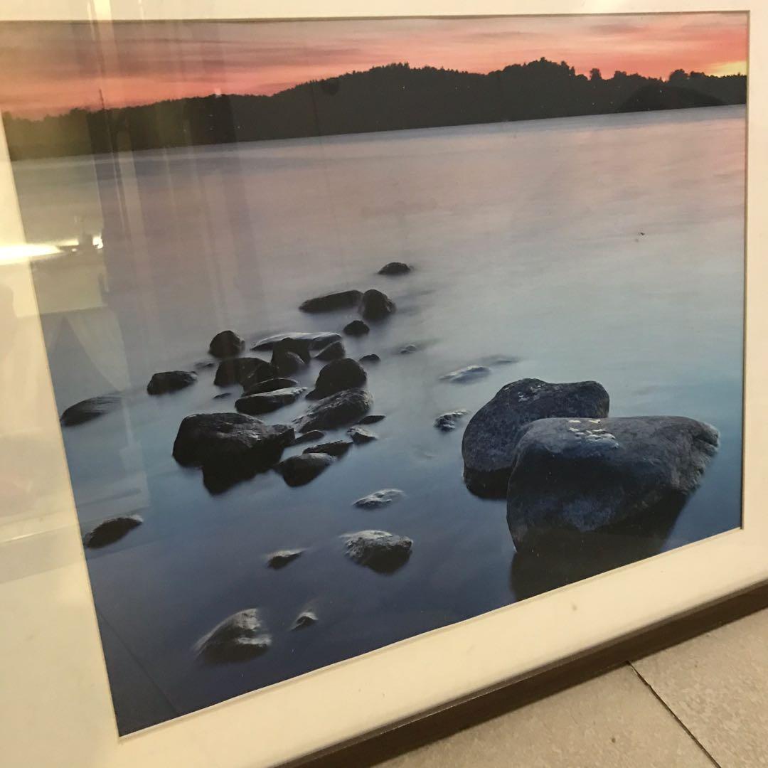 Sea Scenery Large Solid Wooden Photo Frame Wall Hung with Large Size ...