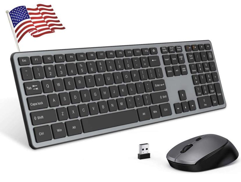 Seenda Wireless Keyboard and Mouse Combo- Seenda Wireless Ergonomic ...