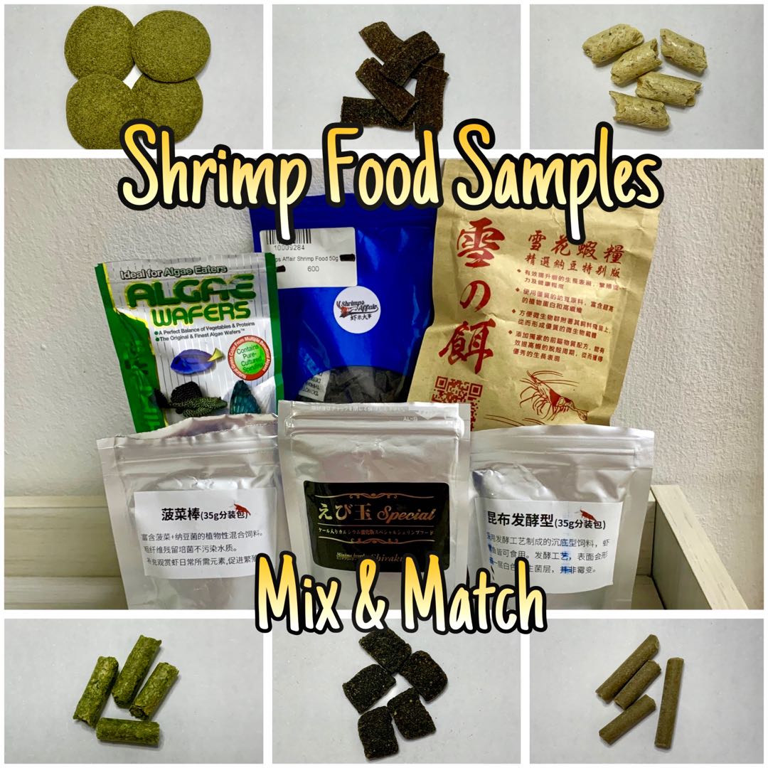 Shrimp Food Samples, Pet Supplies, Pet Food on Carousell