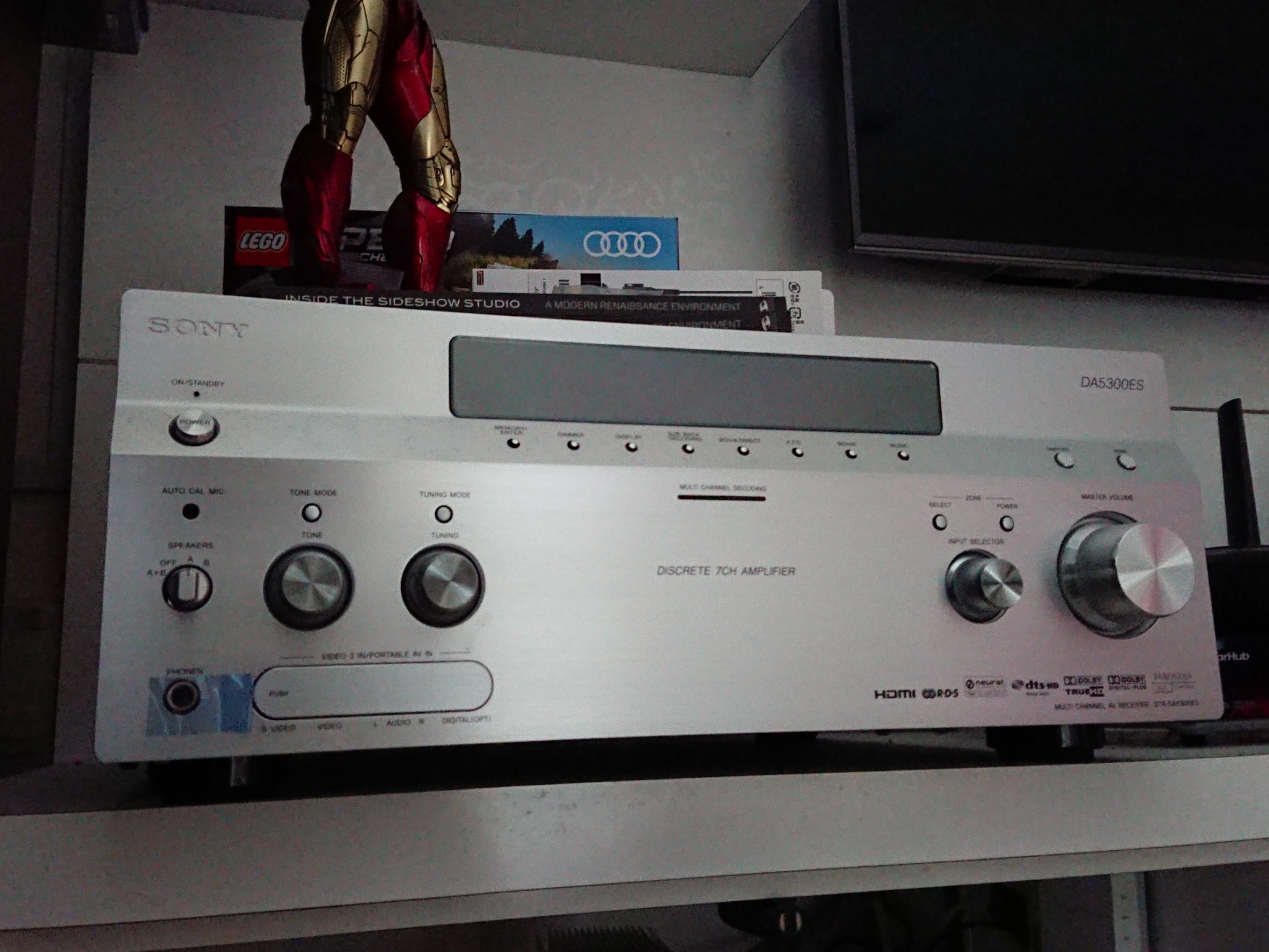 Sony amplifier with full set of center, front, rear speakers and sub ...