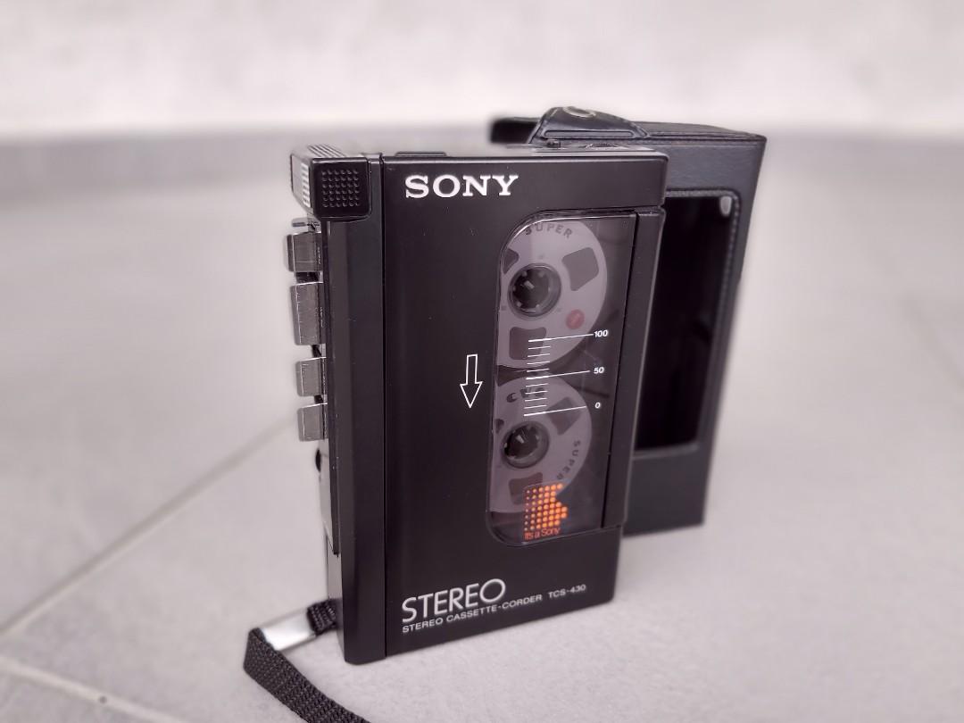 Sony tcs-430 cassette player cassette 機 卡式機 磁帶機 錄音機 唱帶機 懷舊 vintage ...