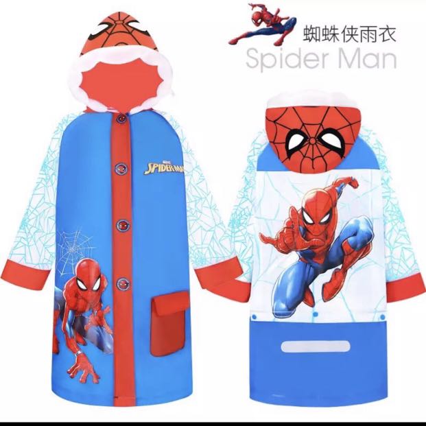 Spider-Man Raincoat, Babies & Kids, Boys' Apparel, 4 to 7 Years on ...