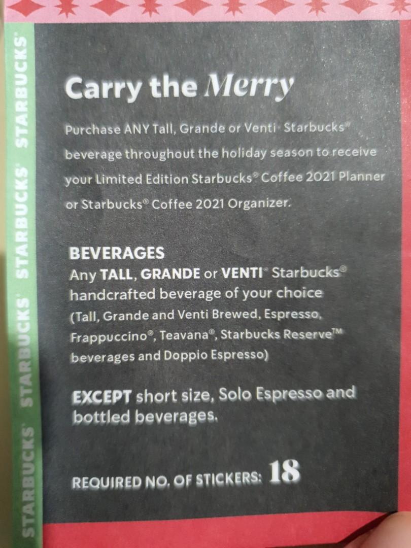 Starbucks Planner sticker 2021, Hobbies & Toys, Memorabilia ...