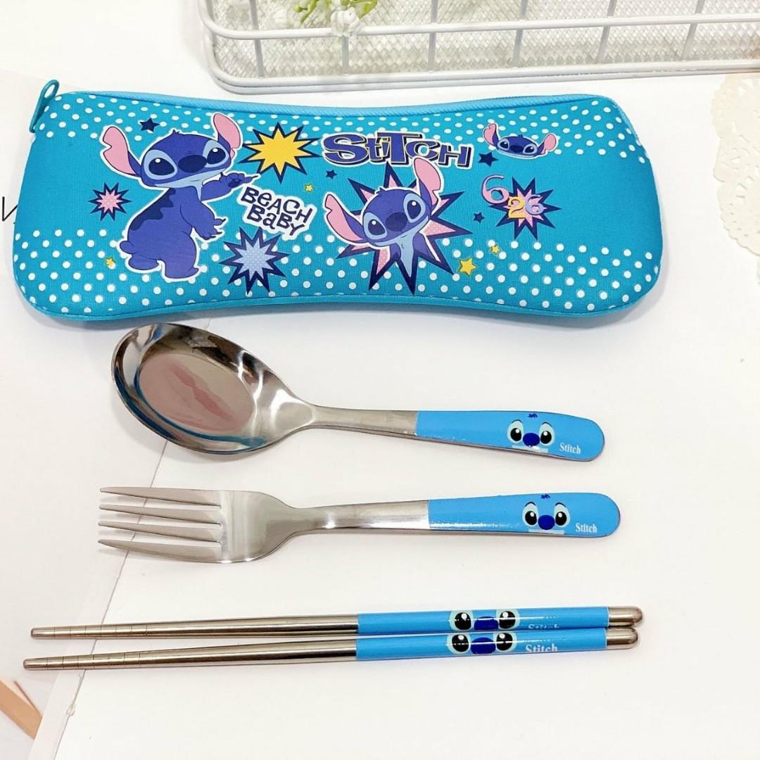 Stitch & Doraemon Utensils Set, Looking For on Carousell